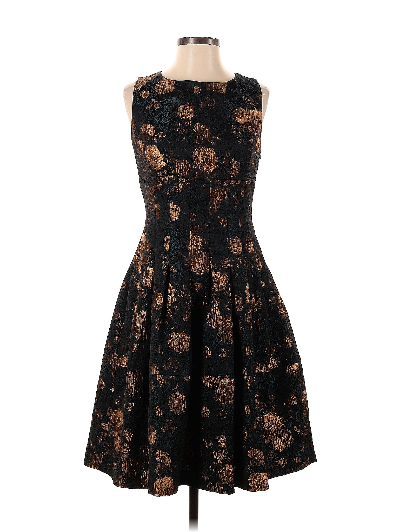 Cynthia Steffe 100% Polyester Jacquard Tortoise Floral Motif Damask ...