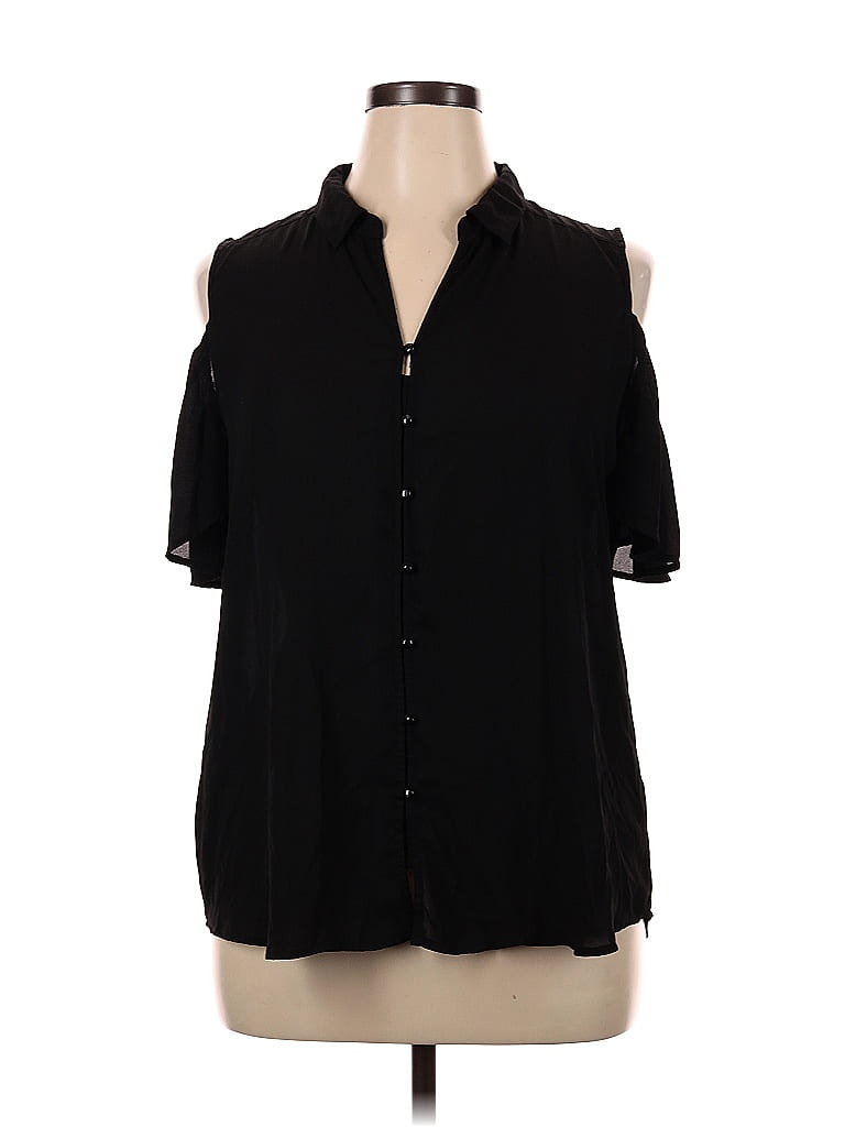 Cato 100 Polyester Black Sleeveless Blouse Size Xl 45 Off Thredup