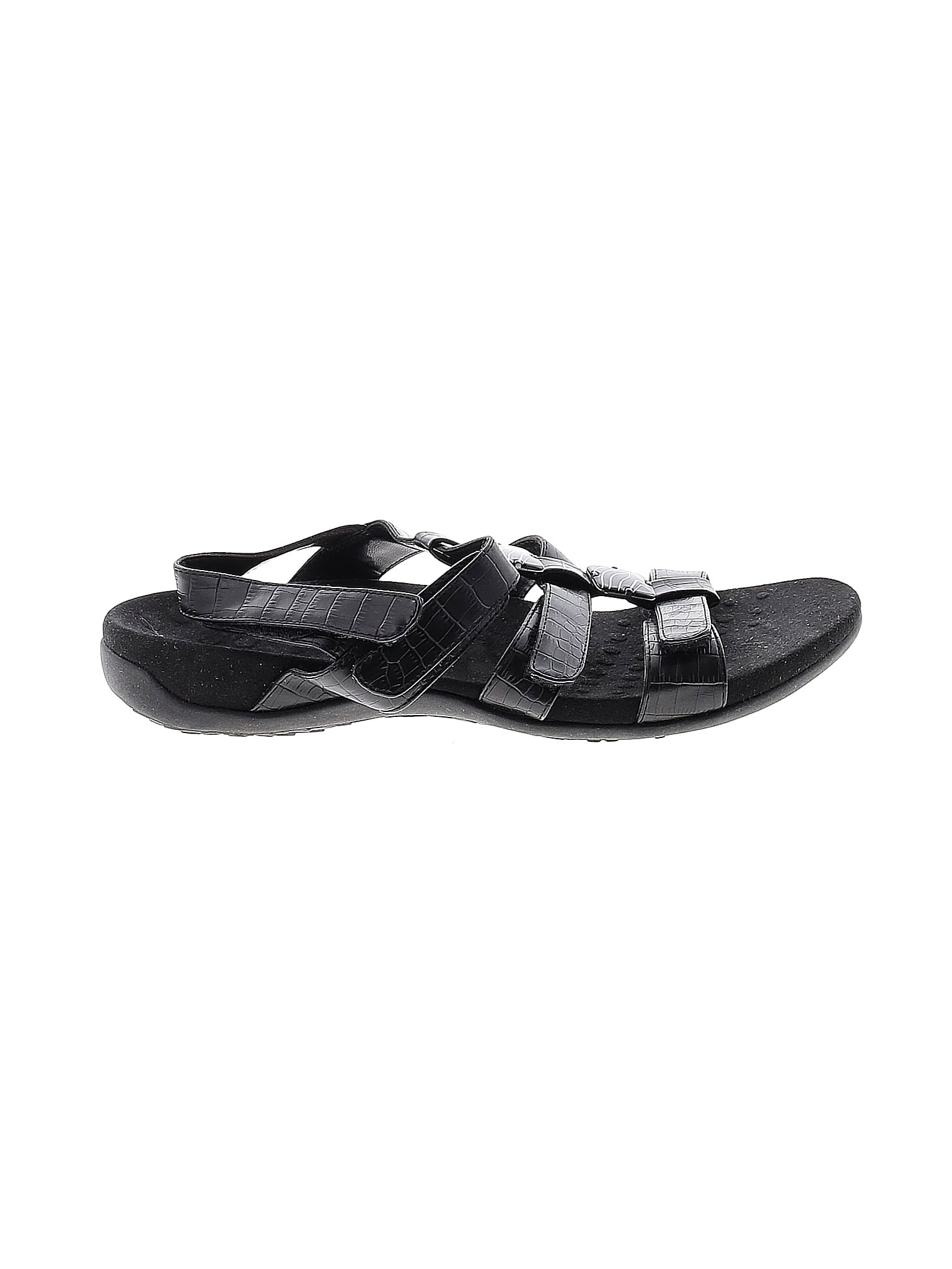 Vionic Black Sandals Size 10 - 61% off | ThredUp