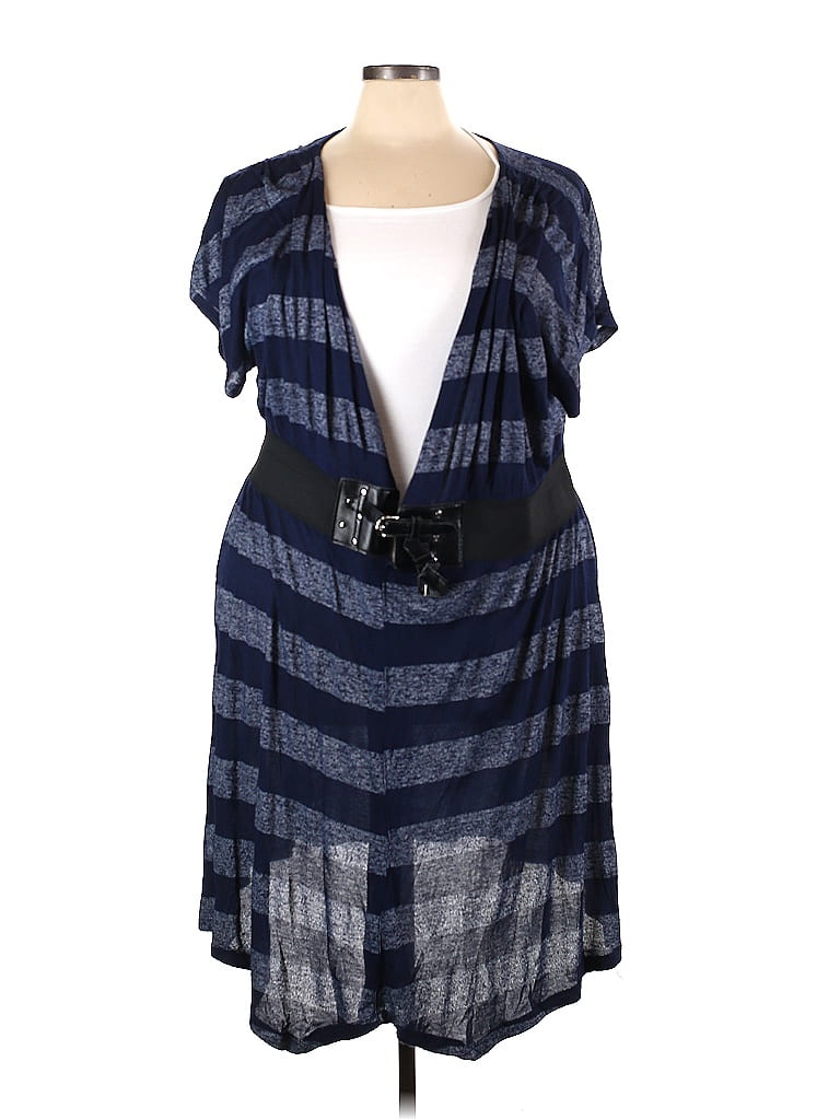 Torrid Blue Casual Dress Size 5X Plus (5) (Plus) - 56% off | ThredUp