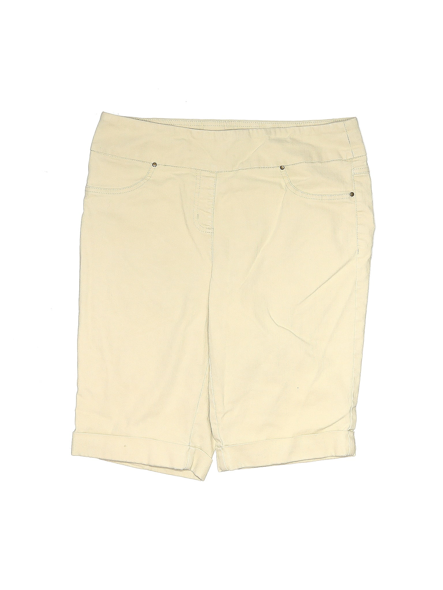 Ruby Rd. Yellow Khaki Shorts Size 10 - 62% off | ThredUp