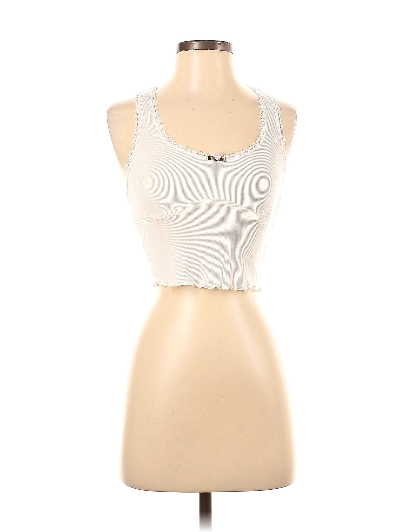 Out From Under Ivory Tank Top Size S - 55% off | ThredUp