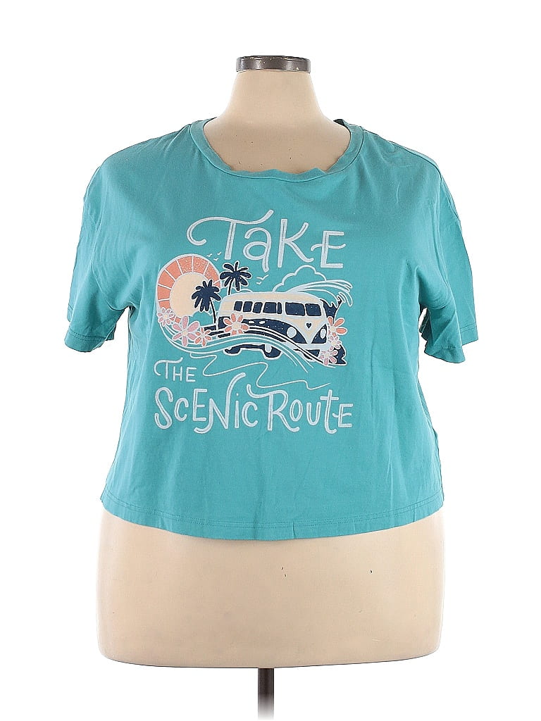 Lularoe Teal Long Sleeve T-Shirt Size 3X (Plus) - 52% off | ThredUp