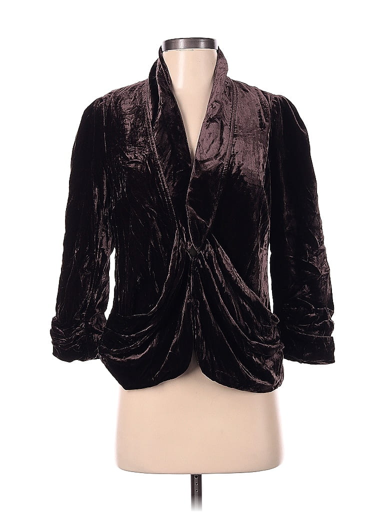 Elevenses 100% Acetate Black Jacket Size 2 - 86% off | ThredUp