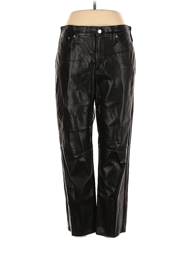 J.Crew 100% Polyurethane Black Faux Leather Pants 31 Waist - 84% off ...