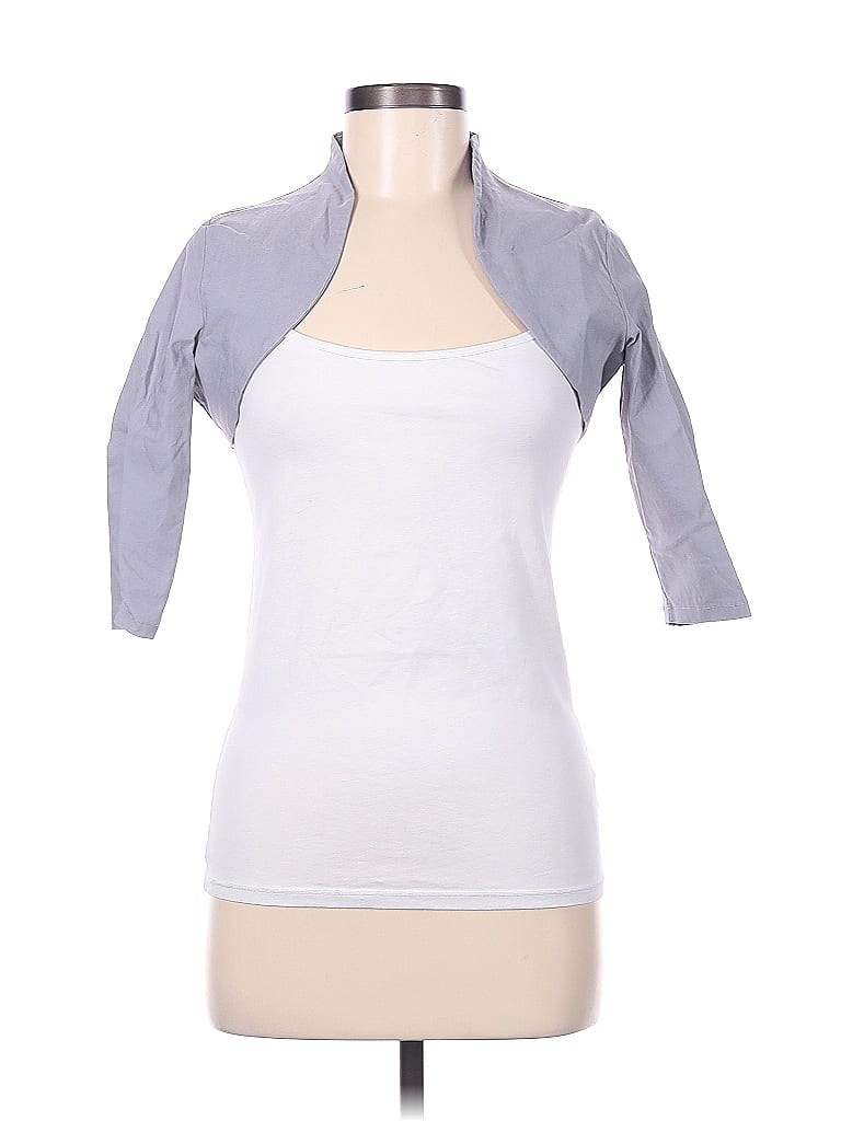 Assorted Brands Solid Silver Shrug Size 6 - 72% off | ThredUp