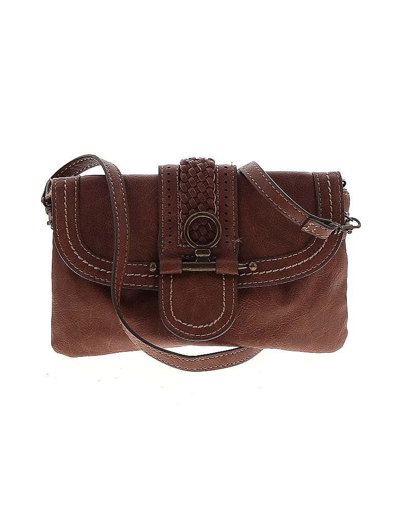Chaps Brown Crossbody Bag One Size - 59% off | ThredUp