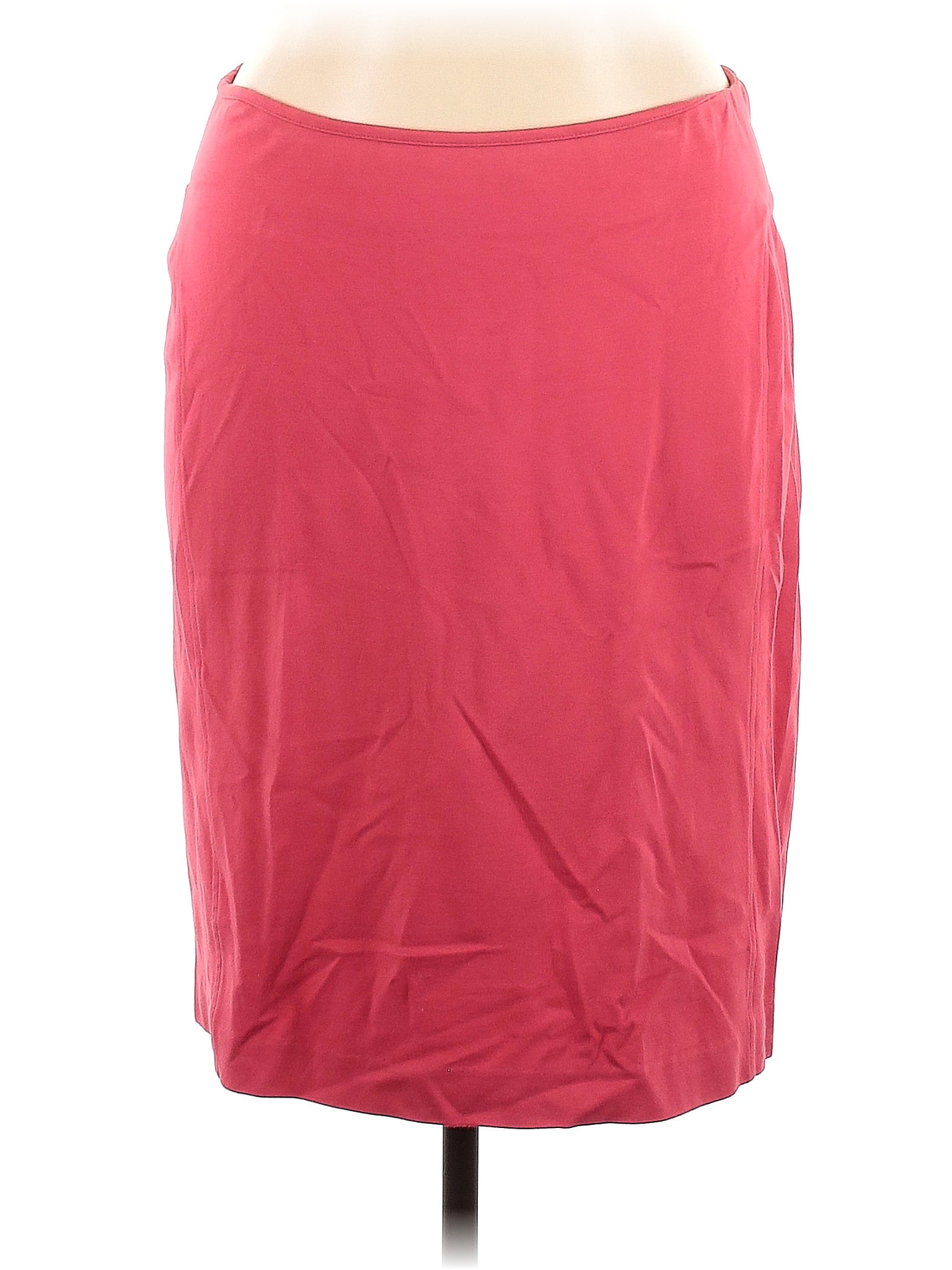 Talbots Solid Red Casual Skirt Size 14 76 Off Thredup