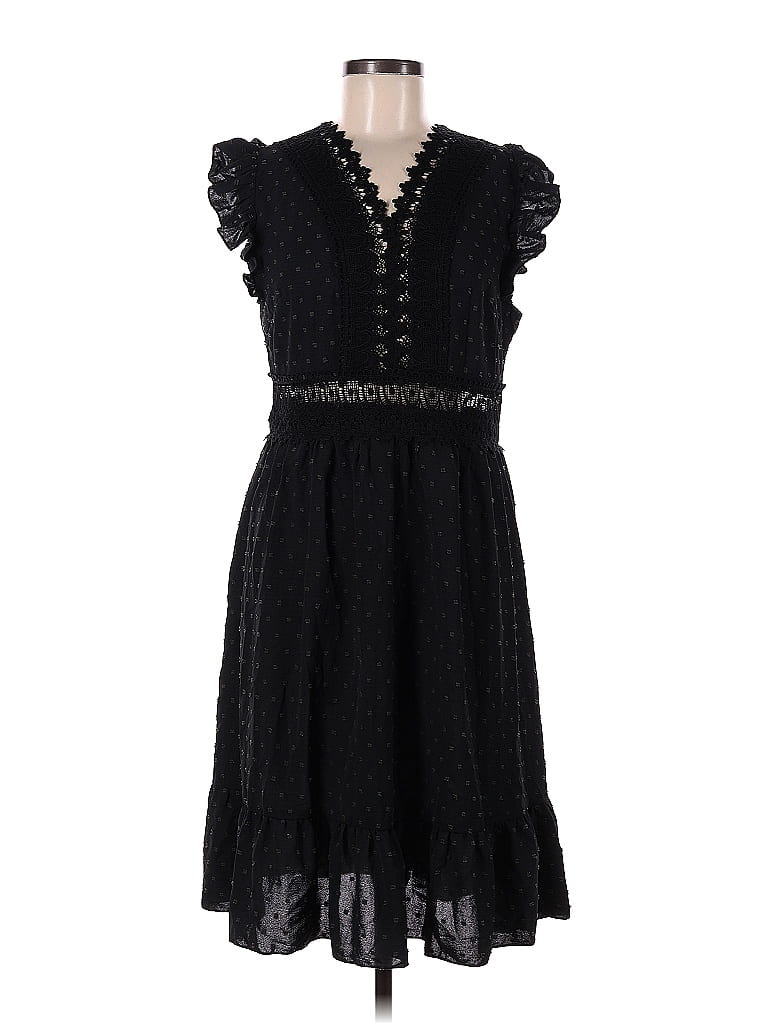Unbranded 100 Polyester Black Cocktail Dress Size M 64 Off Thredup