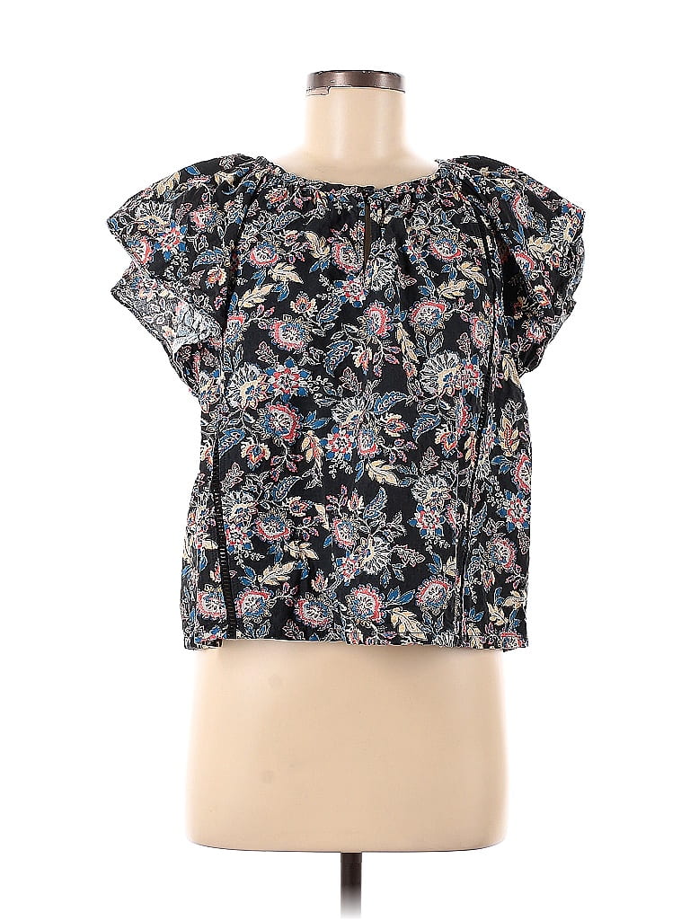 Roan + Ryan Black Short Sleeve Blouse Size M - 71% off | ThredUp