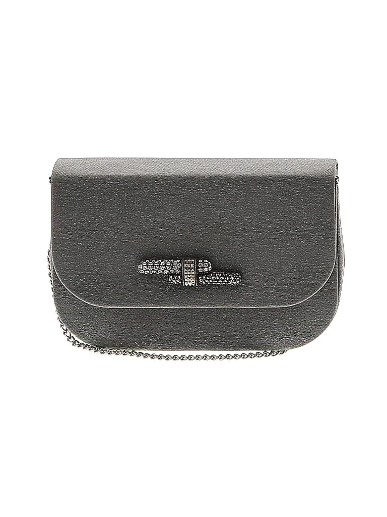 Judith Jack Solid Gray Silver Clutch One Size - 75% off | ThredUp