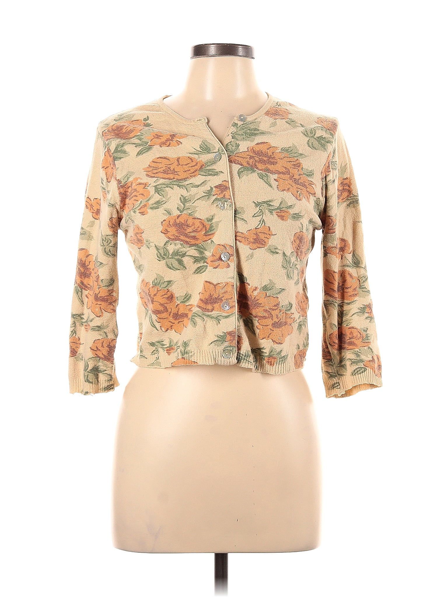 Moda International Tan Cardigan Size L - 64% off | ThredUp