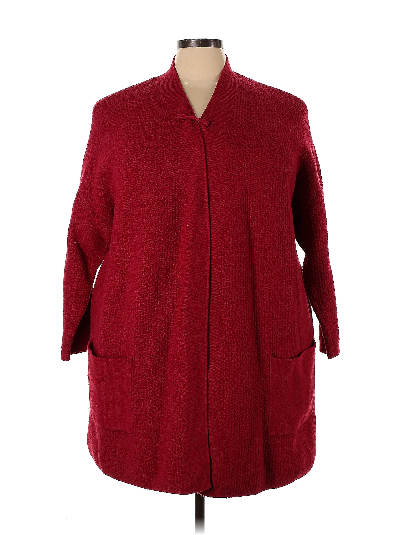 J.Jill Red Cardigan Size 3X (Plus) - 69% off | ThredUp