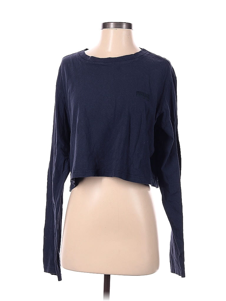 Set Active 100% Cotton Blue Long Sleeve Top Size S - 71% off | ThredUp