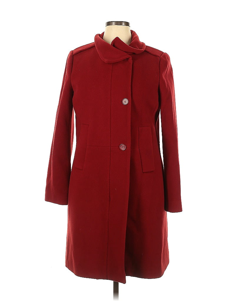 Talbots Red Wool Coat Size 14 - 80% off | ThredUp