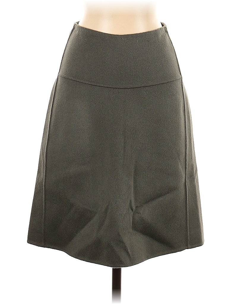 Cos Solid Gray Wool Skirt Size 2 - 78% off | ThredUp