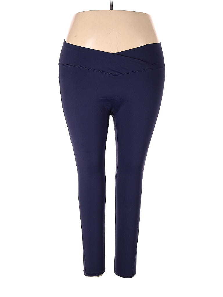 Halara Solid Blue Active Pants Size 3X (Plus) - 60% off | ThredUp