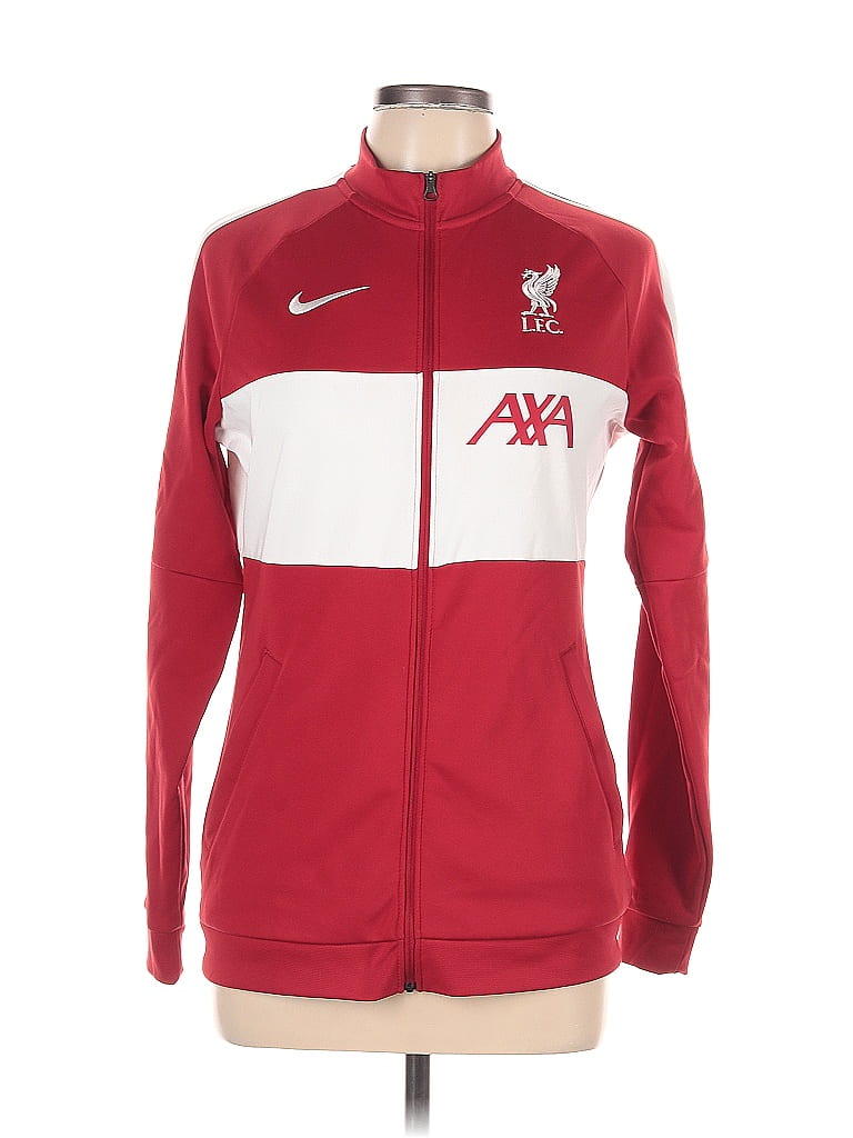 Nike 100% Polyester Red Track Jacket Size M - 61% off | ThredUp