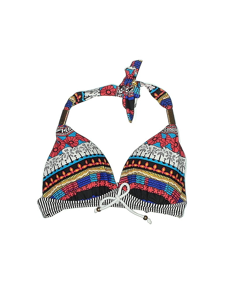 Le Besi Graphic Blue Swimsuit Top Size 42 (EU) - 73% off | ThredUp