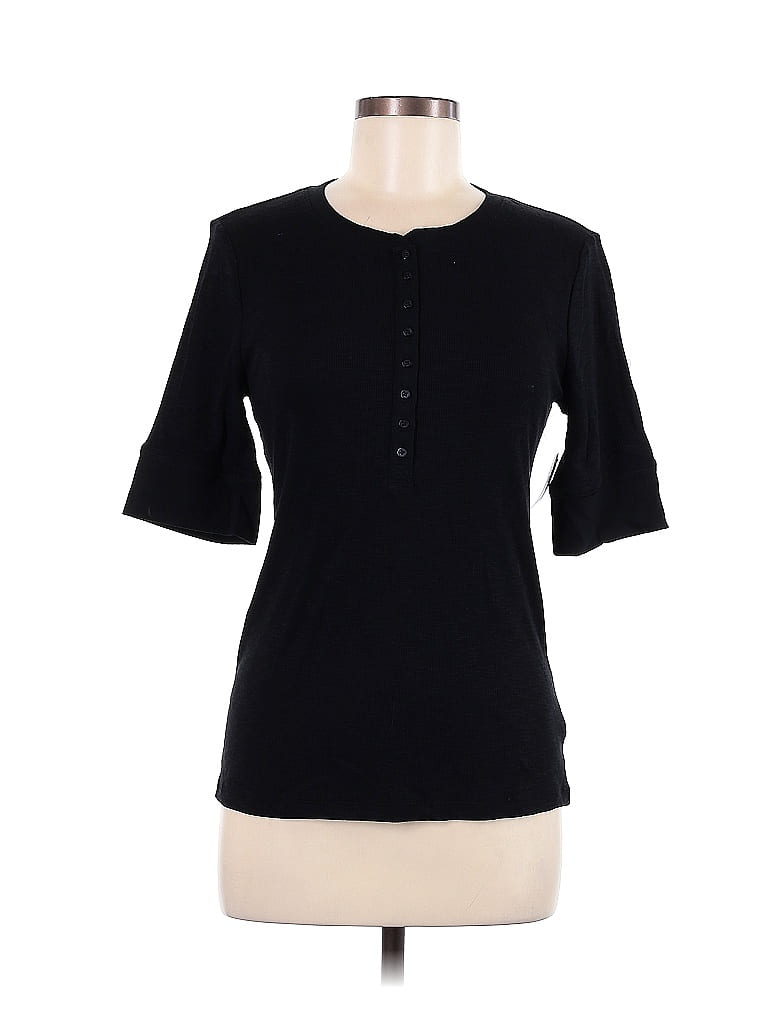 Gap Black Short Sleeve Henley Size M - 64% off | ThredUp