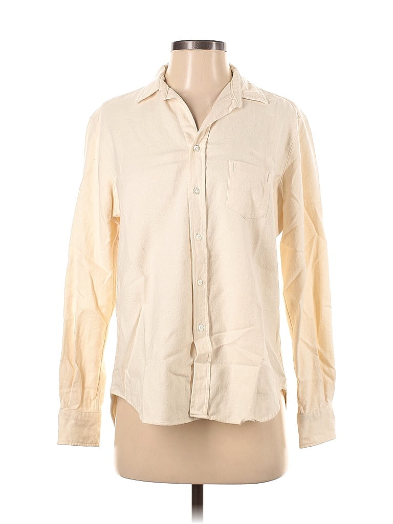 Frank & Eileen 100% Cotton Color Block Ivory Long Sleeve Button-Down Shirt Size XS - 76% off ...