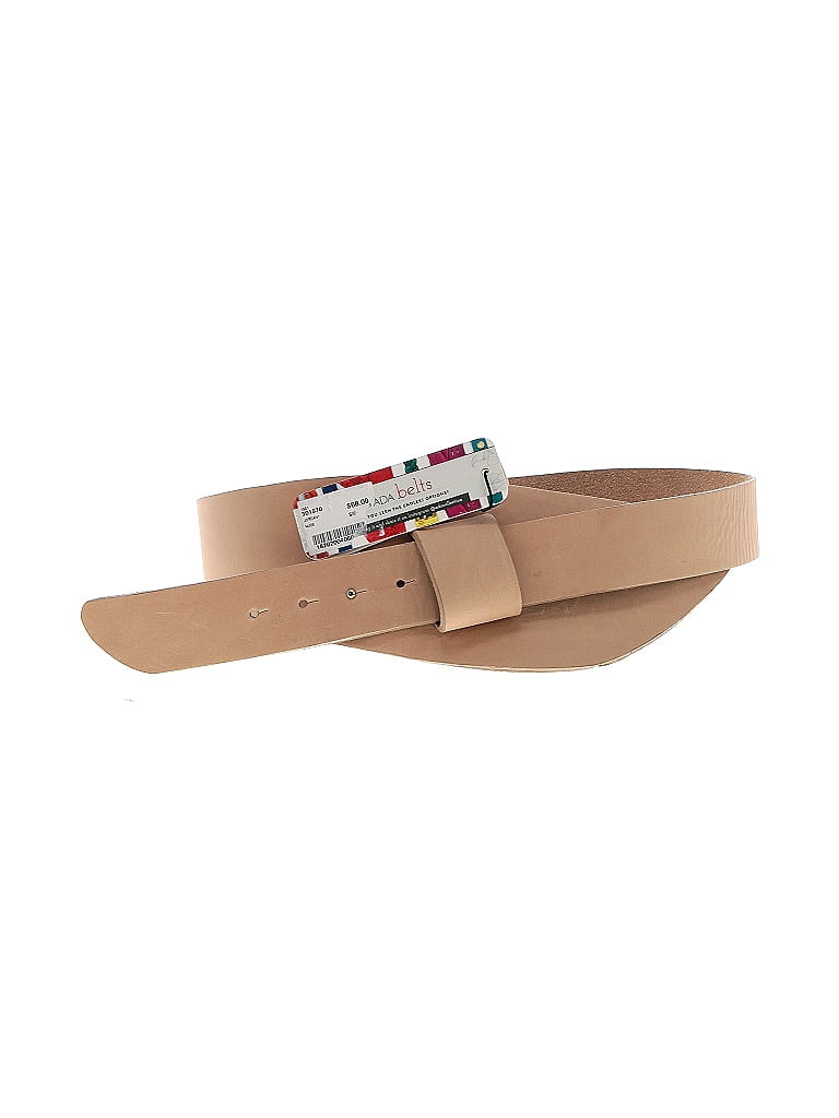 ADA Collection 100% Leather Tan Leather Belt Size S - 66% off | ThredUp