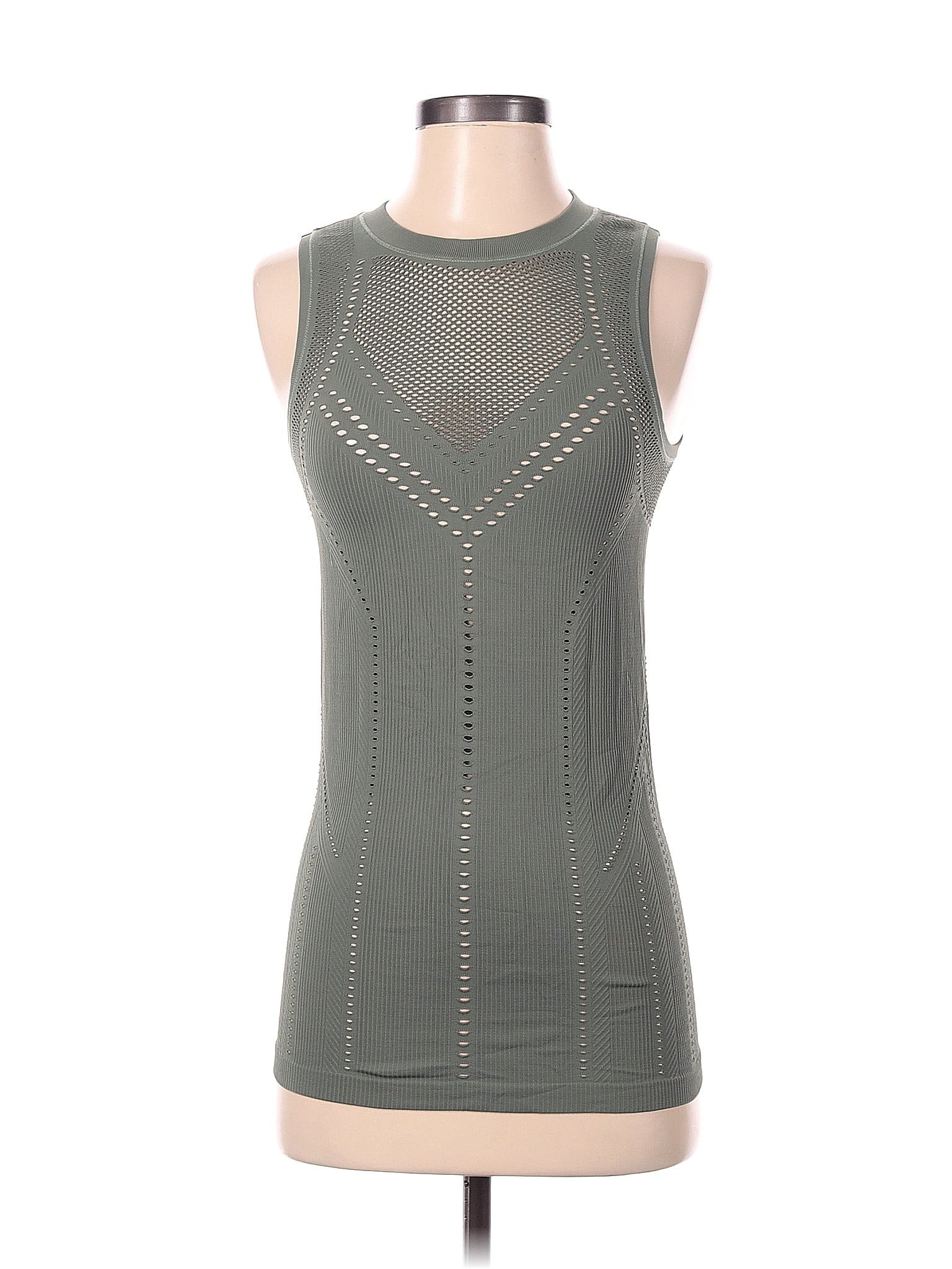 Athleta Gray Sleeveless T-Shirt Size S - 51% off | ThredUp
