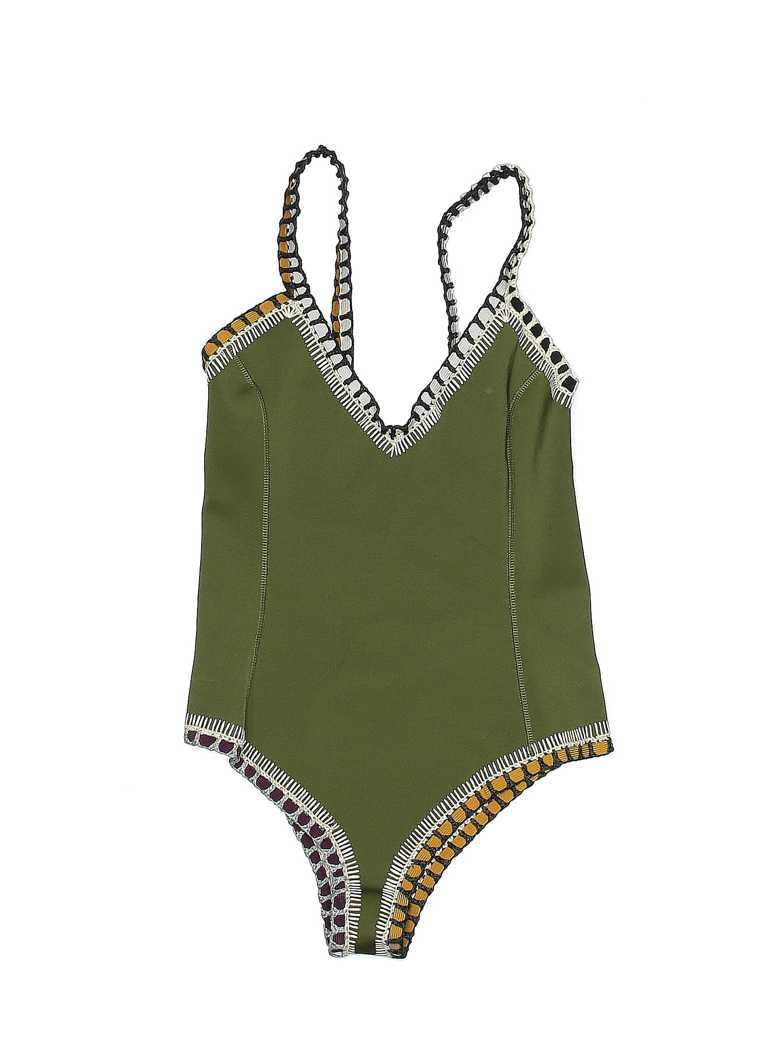 Kiini Swimwear Jacquard Tweed Fair Isle Chevron-herringbone Graphic ...