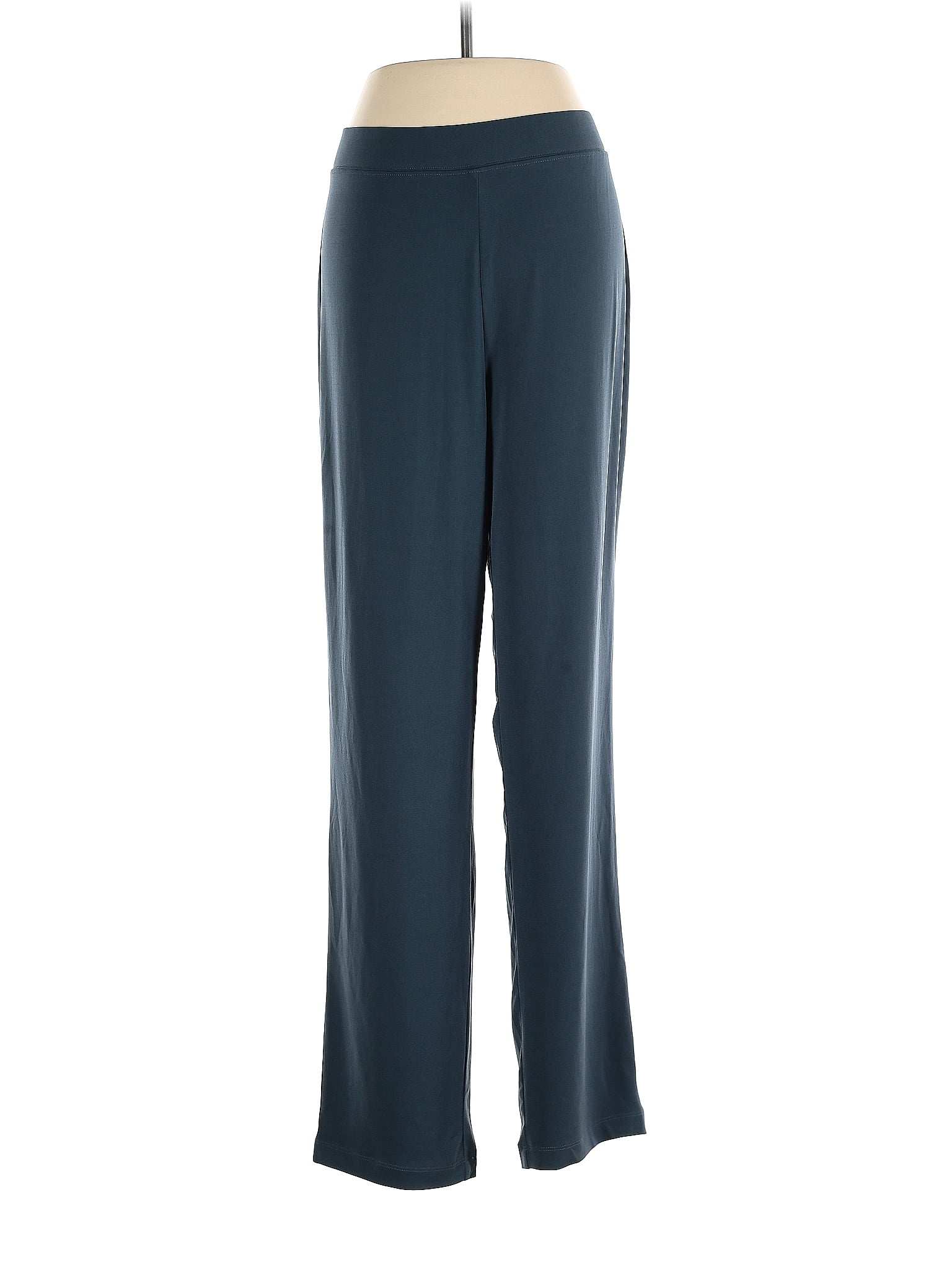 Susan Graver Solid Blue Casual Pants Size M - 70% off | ThredUp