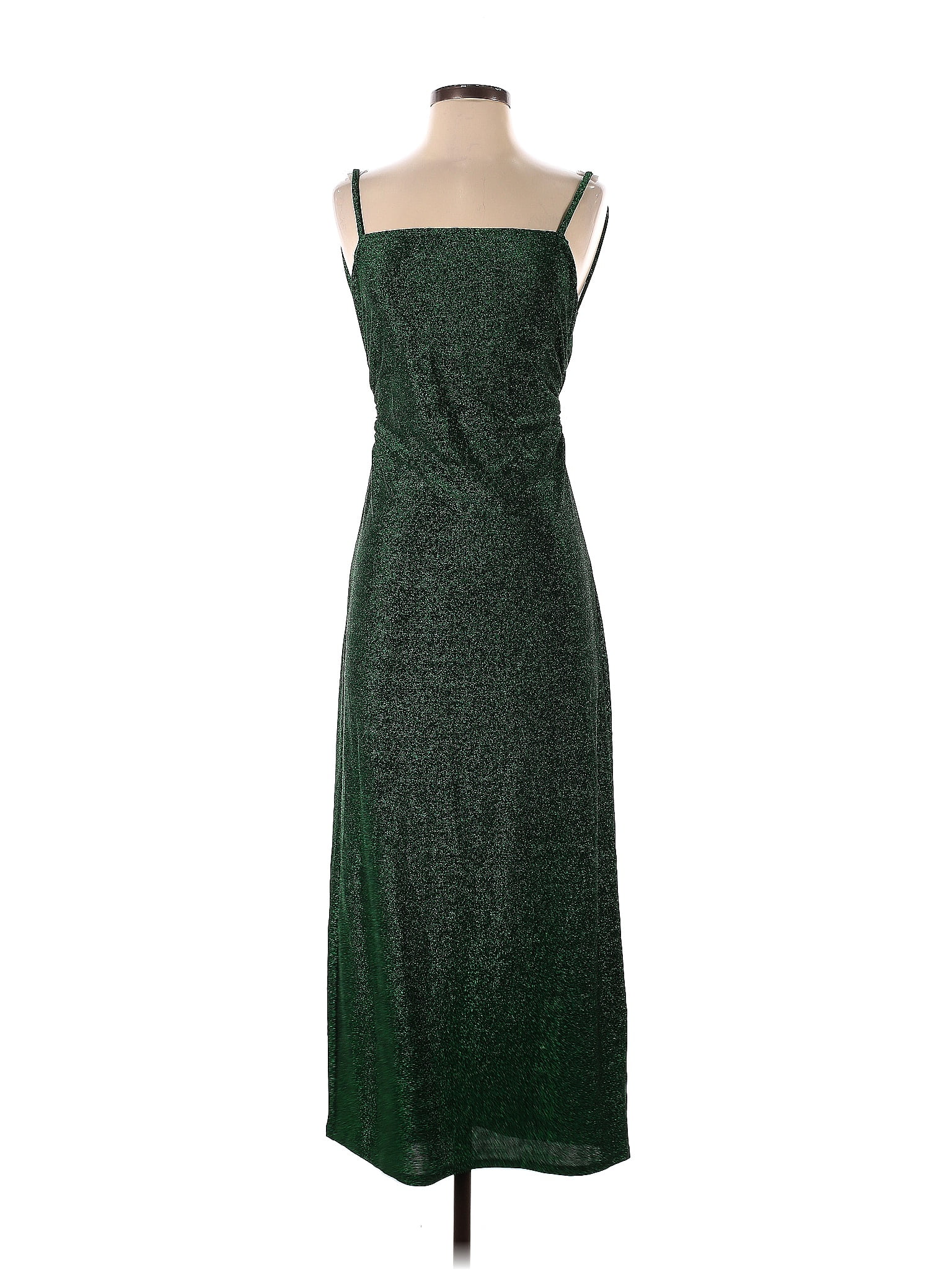 Reformation Metallic Green Cocktail Dress Size M - 56% off | ThredUp