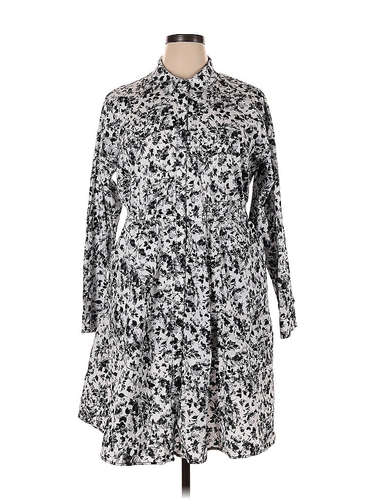 Torrid Silver Casual Dress Size 1X Plus (1) (Plus) - 59% off | ThredUp