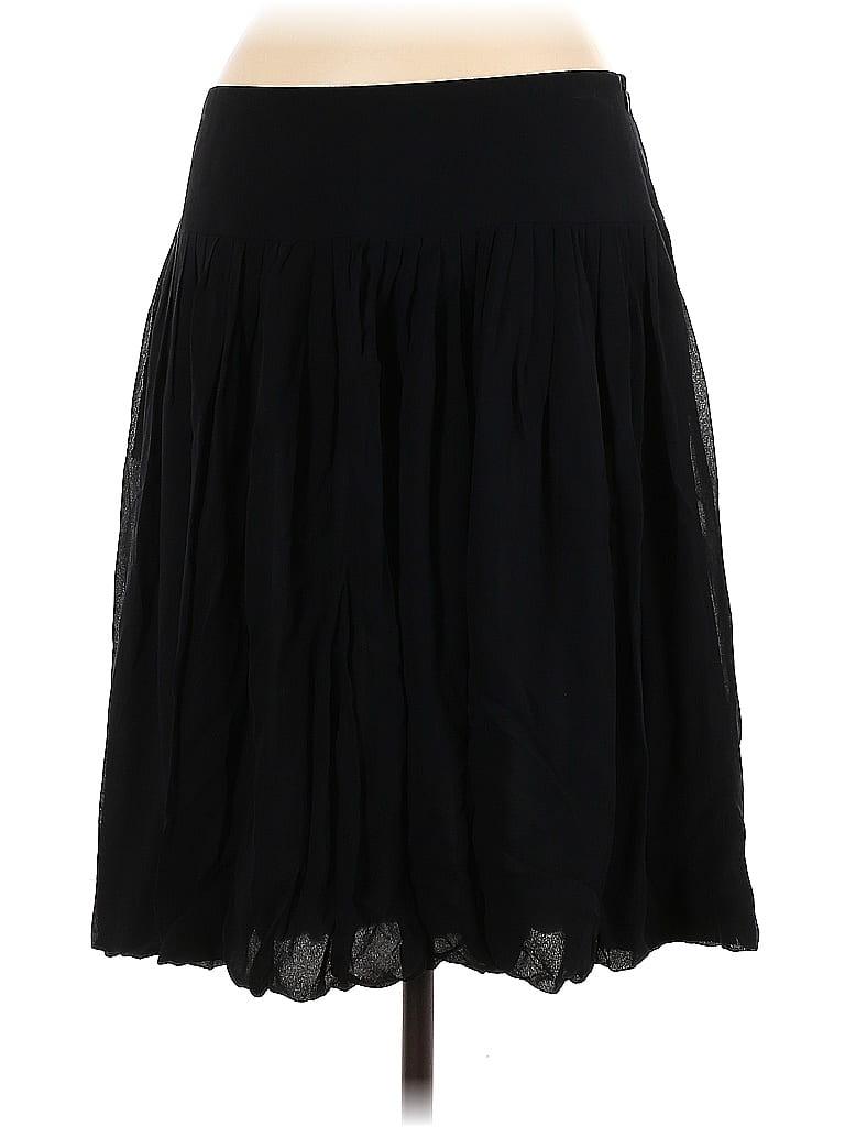 Dana Buchman 100% Silk Solid Black Silk Skirt Size 8 - 68% off | ThredUp