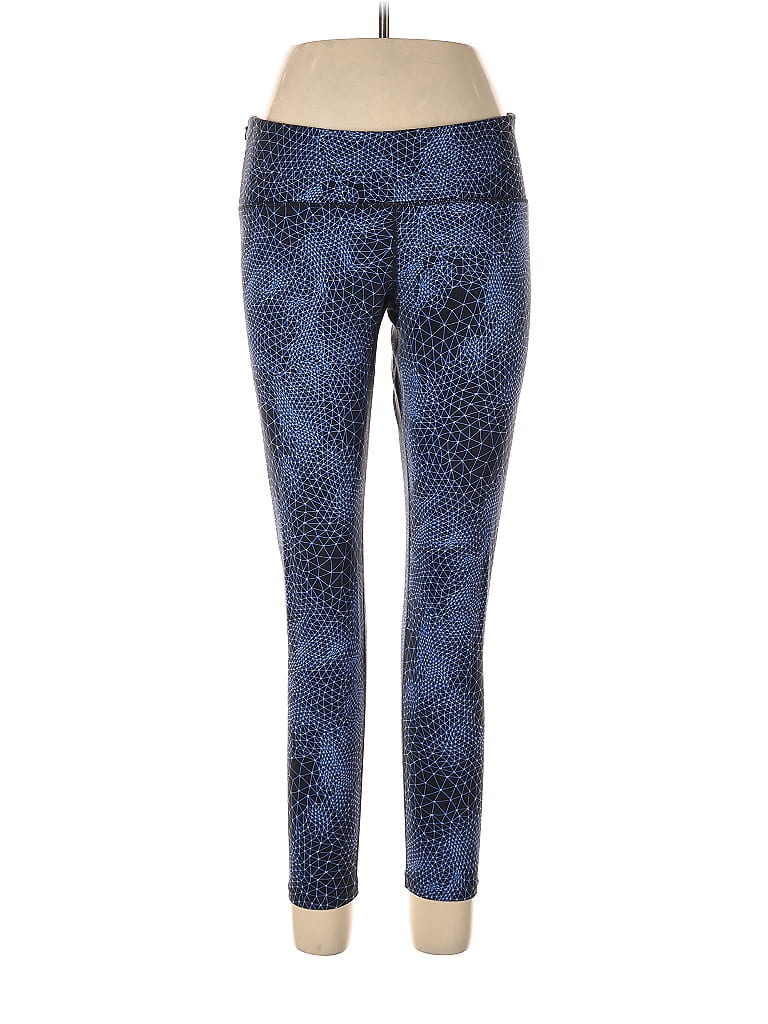 Tuff Athletics Tortoise Snake Print Graphic Animal Print Blue Active ...