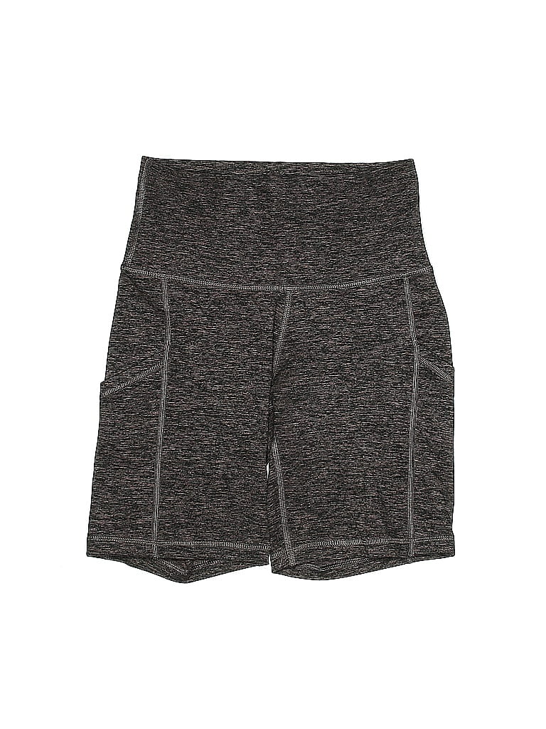 OFFLINE by Aerie Marled Chevron-herringbone Gray Athletic Shorts Size ...