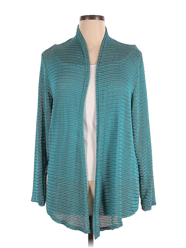 Le Moda Teal Cardigan Size XL - 44% off | ThredUp
