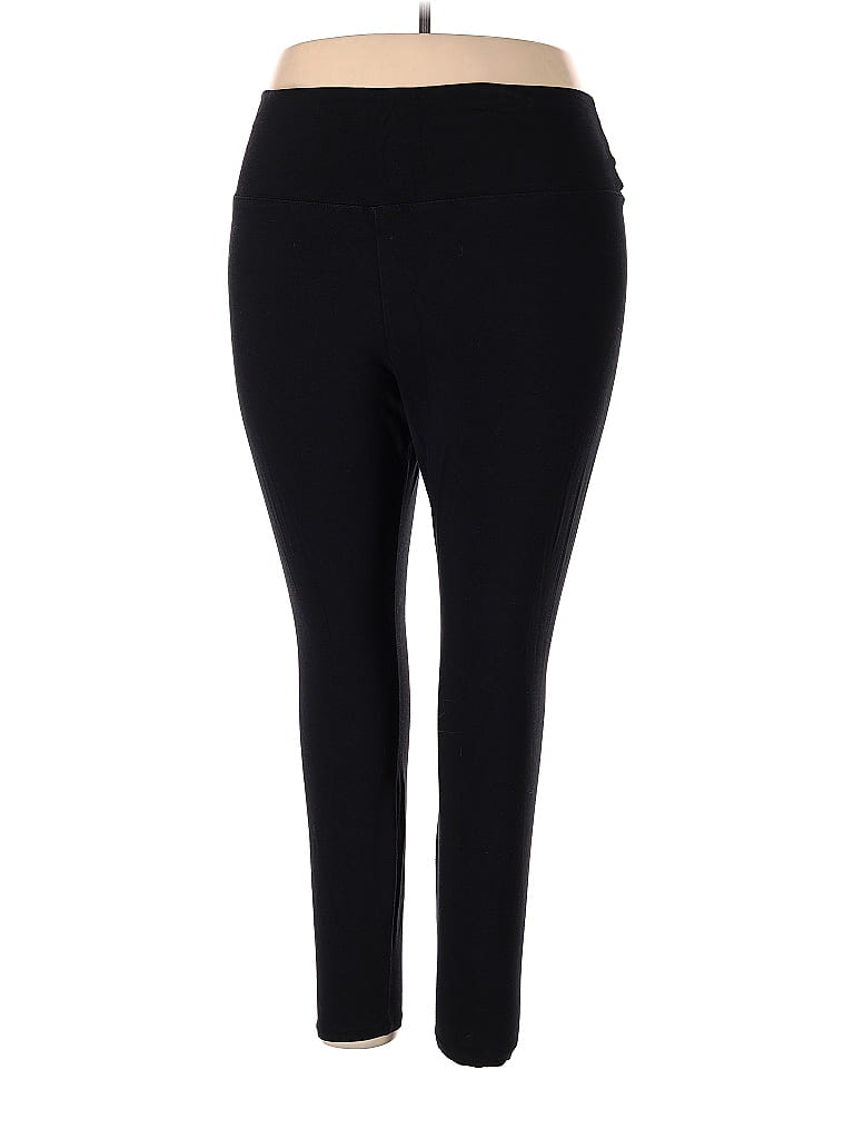 Simply Vera Vera Wang Solid Black Active Pants Size 2X (Plus) - 47% off ...