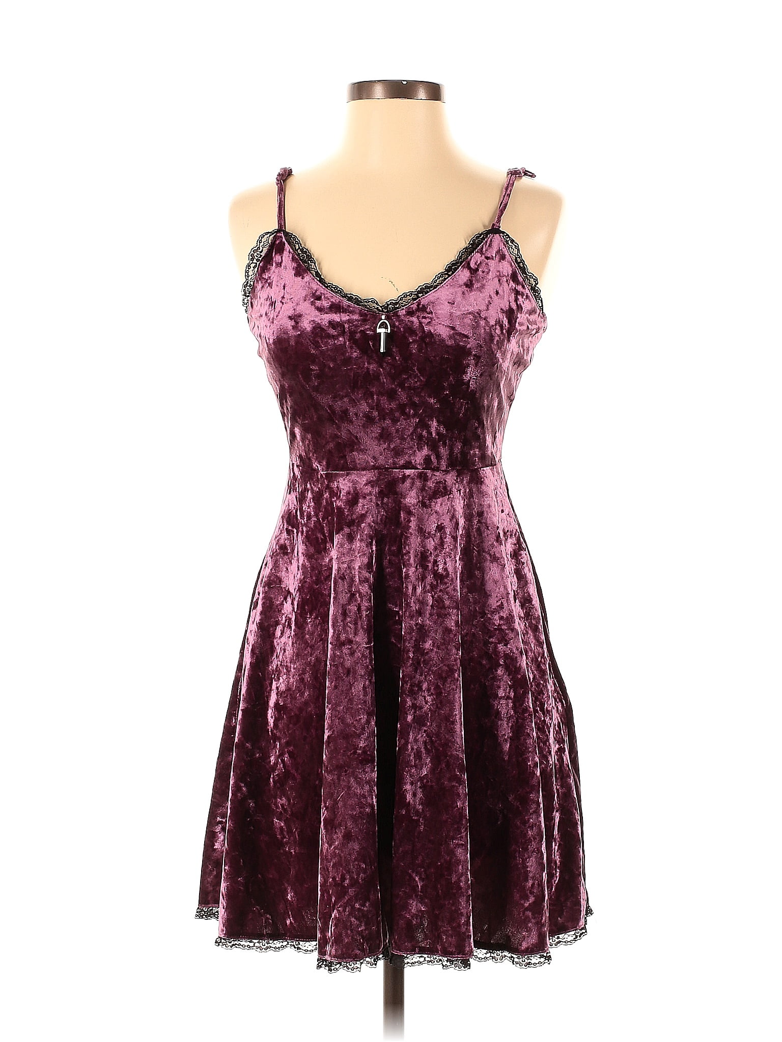 Hot Topic Burgundy Cocktail Dress Size XS - 65% off | ThredUp