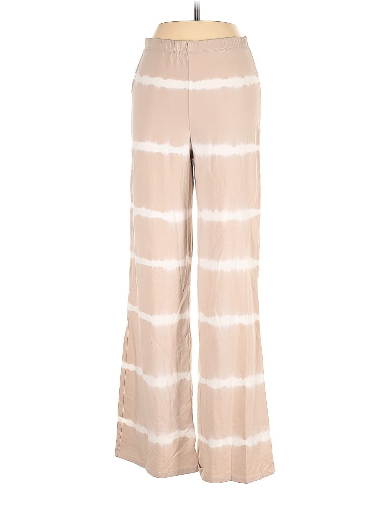 MNG Stripes Ivory Casual Pants Size S - 62% off | ThredUp