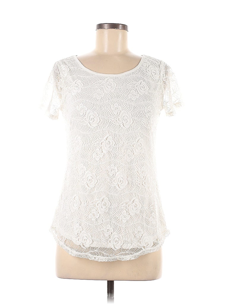 Leo And Nicole Ivory Short Sleeve Top Size Xs 36 Off Thredup