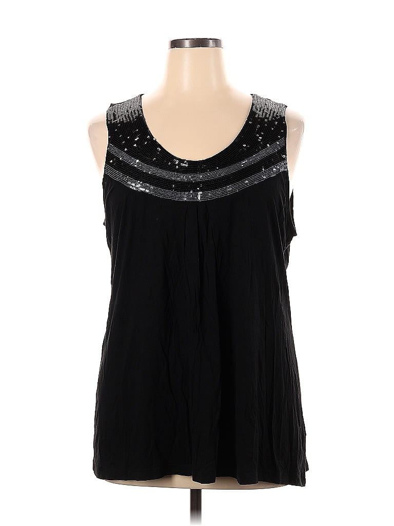 Kische 100% Rayon Black Sleeveless Blouse Size 1X (Plus) - 54% off ...
