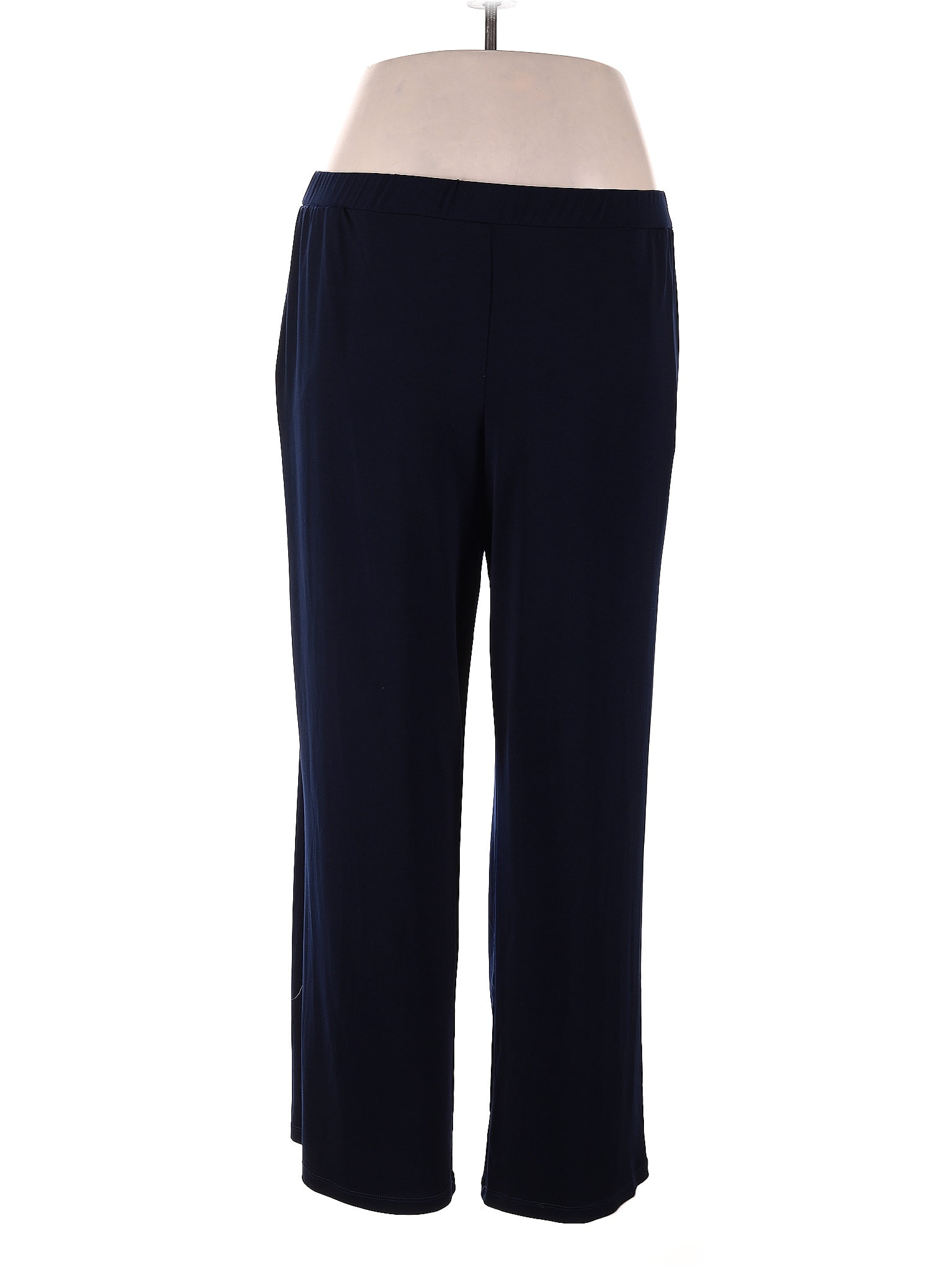 Susan Graver Solid Blue Dress Pants Size XL - 86% off | ThredUp