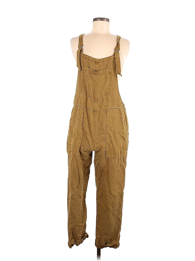Aerie Gold Overalls Size M - 23% off | ThredUp