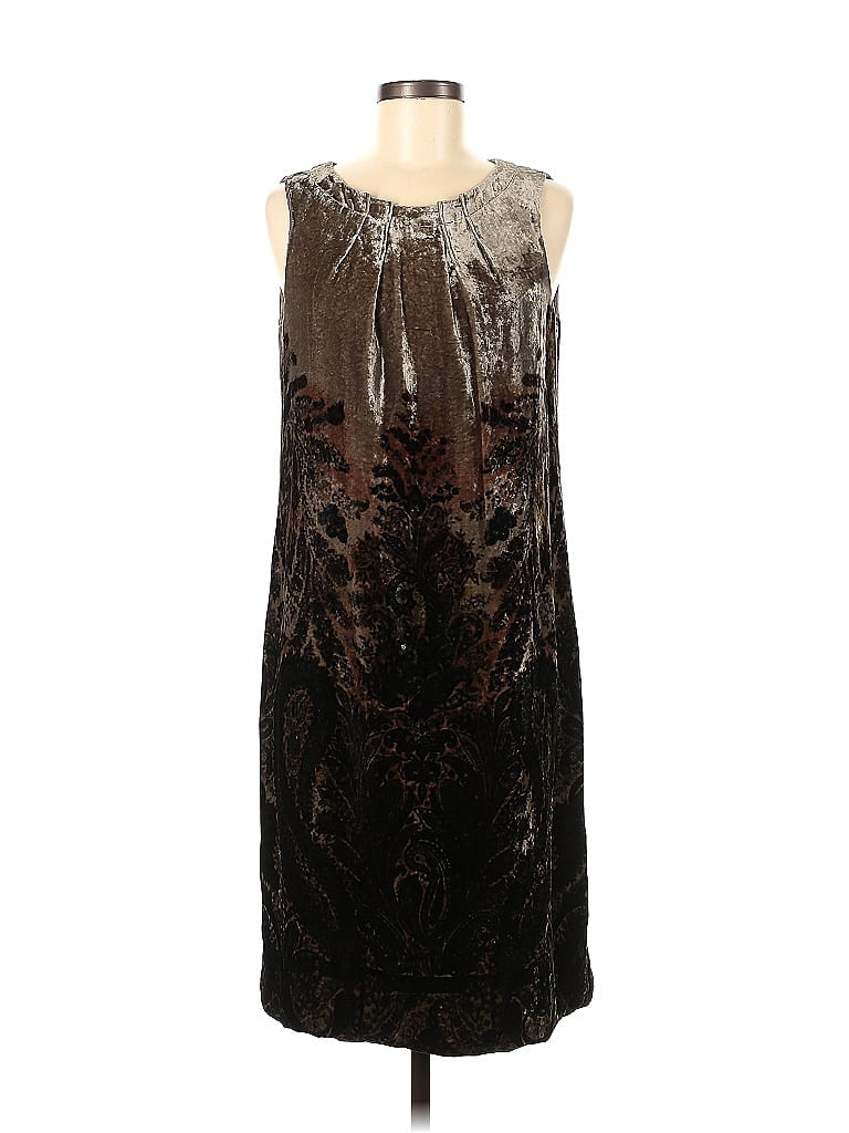 ETRO Brocade Brown Cocktail Dress Size 44 (IT) - 77% off | ThredUp