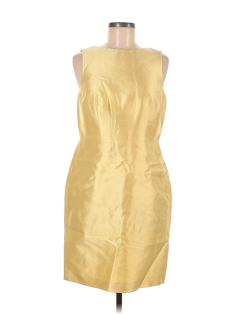Talbots Gold Cocktail Dress Size 10 (petite) - 81% off | ThredUp