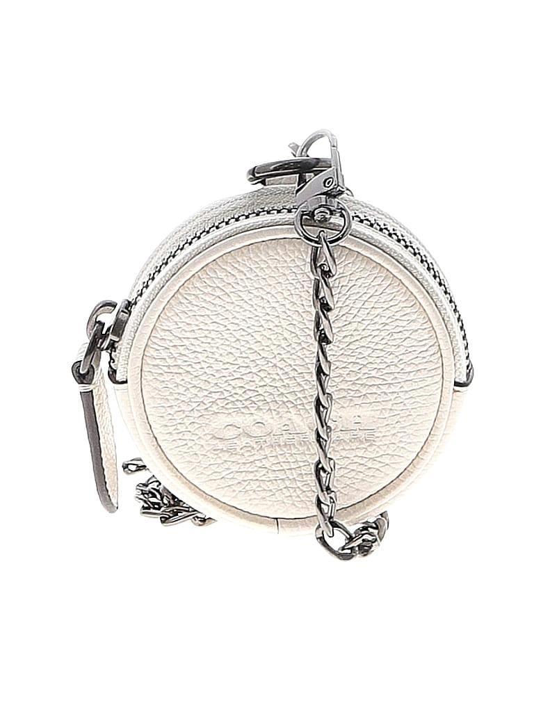 Coach 100% Leather Ivory Leather Coin Purse One Size - 44% off | ThredUp