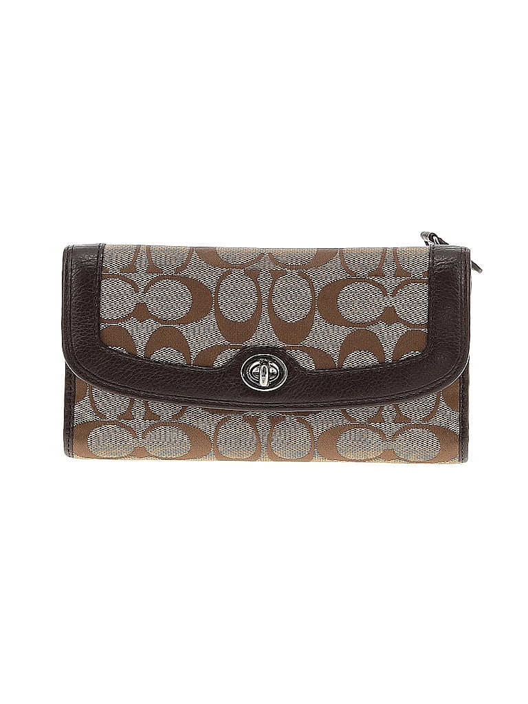Coach Brown Tan Wallet One Size - 72% off | ThredUp