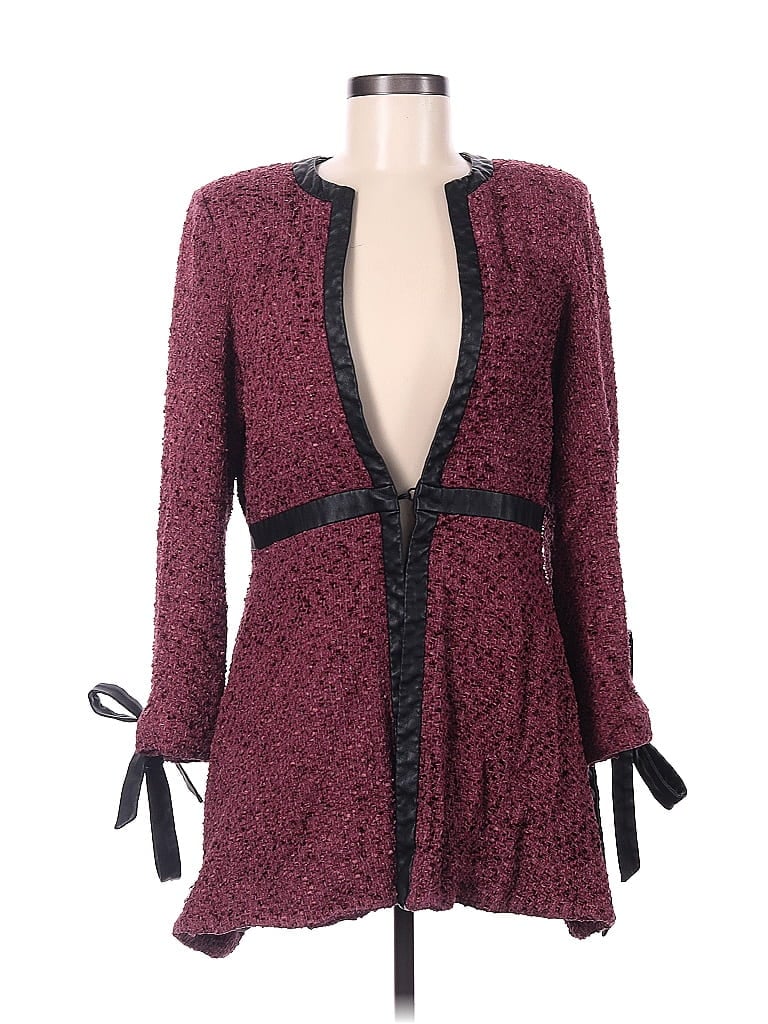 Deborah Lyons Marled Burgundy Coat Size UK 12 / US 8 - 88% off | ThredUp
