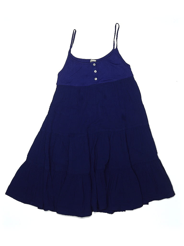 Bon Bon Solid Blue Dress Size 10 - 80% off | ThredUp