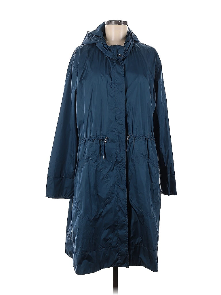 Peruvian Connection 100% Polyester Blue Raincoat Size M - 77% off | ThredUp