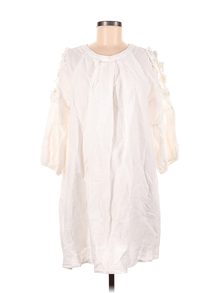 Eri + Ali White Casual Dress Size M - 82% off | ThredUp